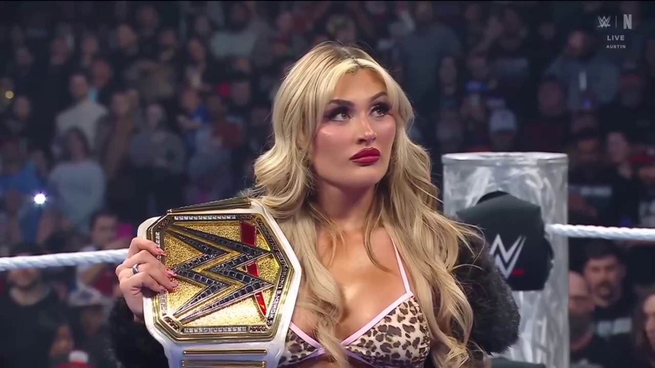 WWE women's champion's Rhea Ripley and Tiffany in the ring WWE - video ...