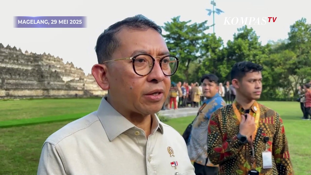 Fadli Zon Cerita Momen Prabowo dan Macron di Atas Candi Borobudur - Video Dailymotion