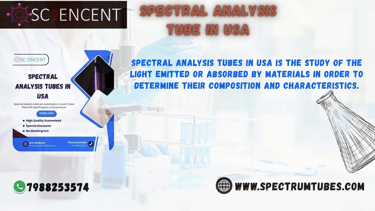 Spectral Analysis Tubes in USA - "Optical Spectrum Analysis Tube ...