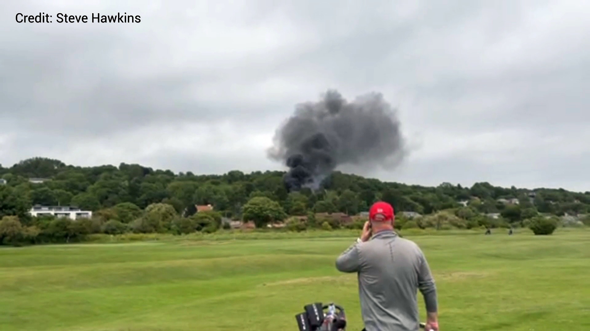 Residents capture smoke coming from Hythe fire