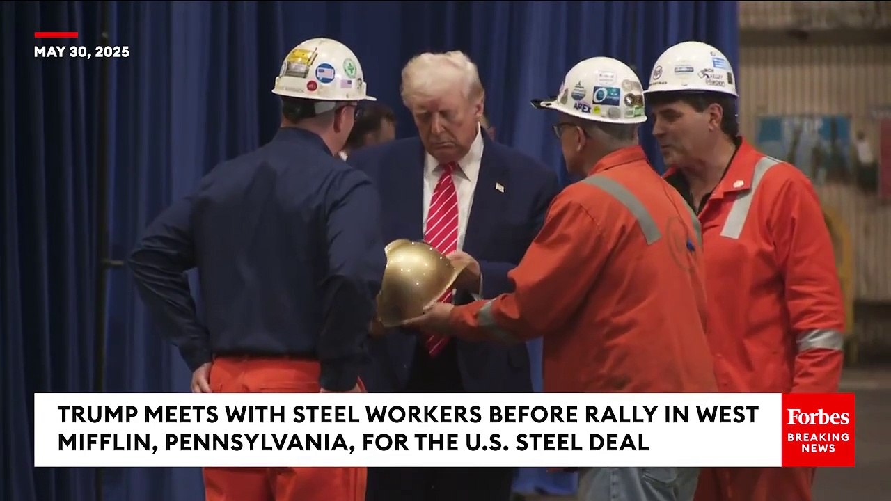Trump Speaks To Steel Workers Before Rally In West Mifflin ...