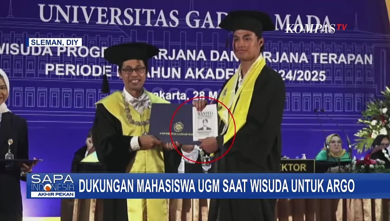 Momen Mahasiswa UGM Tunjukkan Foto Argo saat Wisuda: Bentuk Kehilangan ...