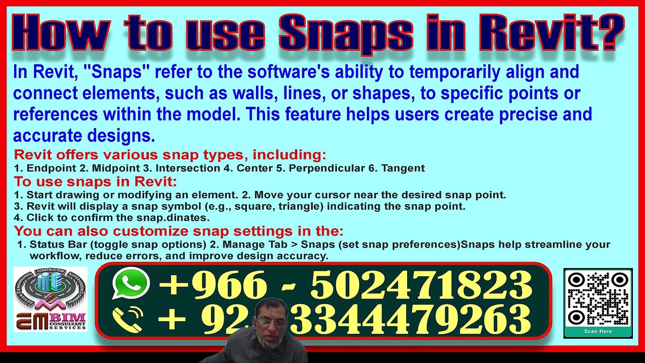 How to Use Snaps in Revit - Modeling Features - 02 - video Dailymotion