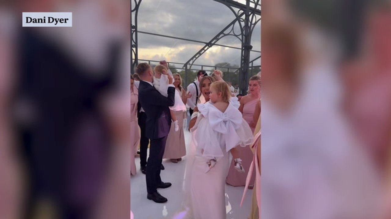 Dani Dyer shares emotional first dance with proud dad Danny - video ...