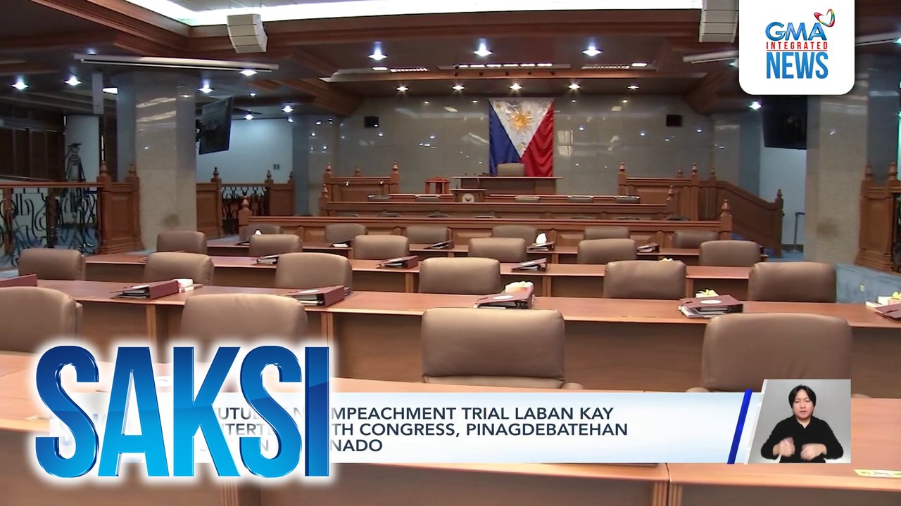 Pagtutuloy ng impeachment trial laban kay VP Duterte sa 20th congress ...