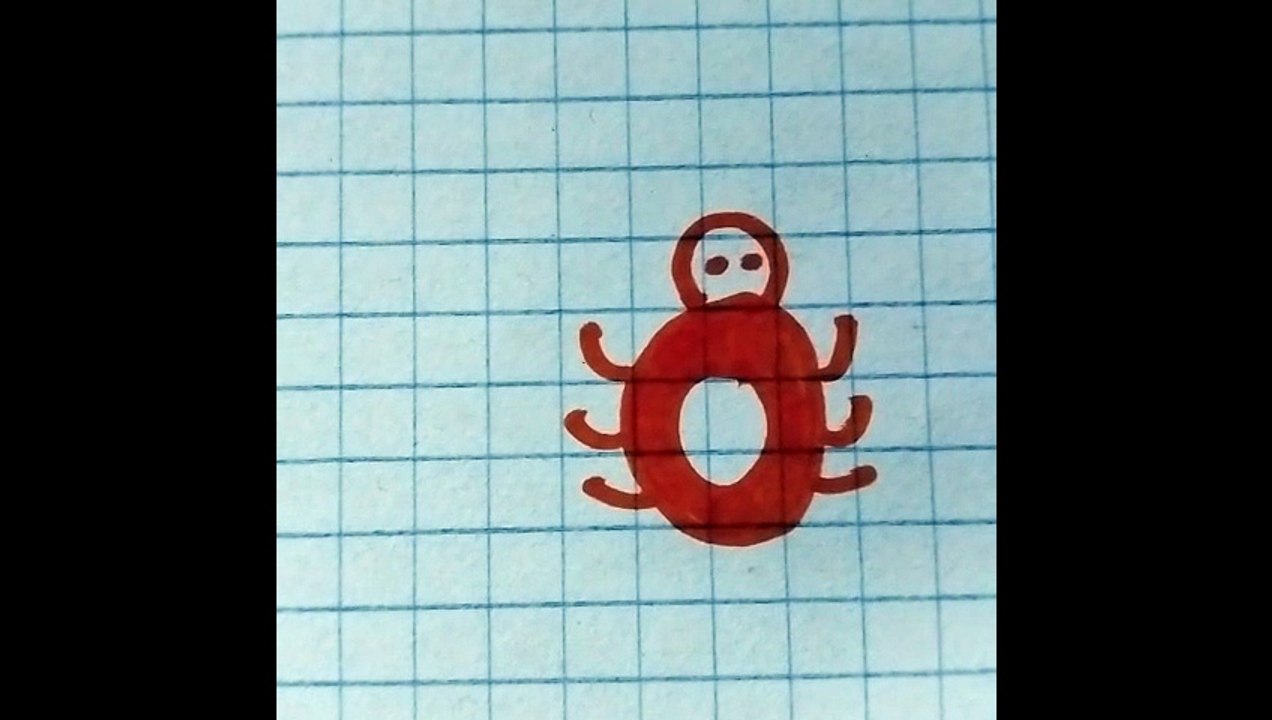 Ragno colorato disegno 1 - Video Dailymotion