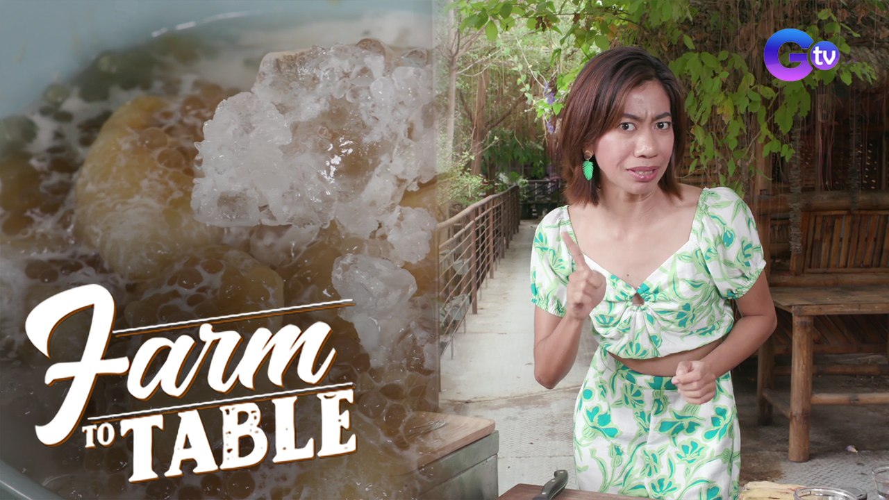 TikTok star Joyang makes Minatamis na Saging with Sago! | Farm to Table ...