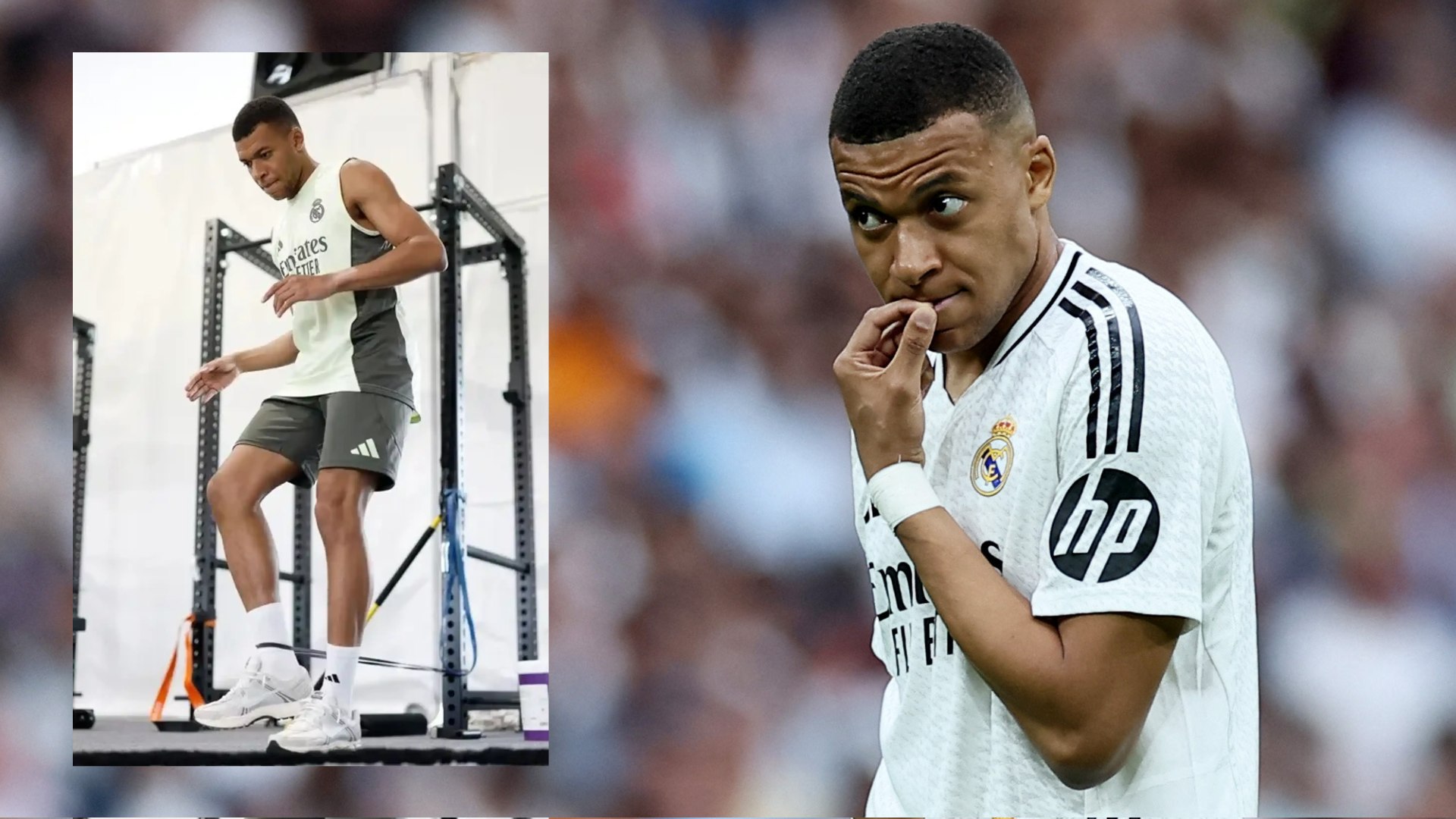 Mbappé had to watch his teammates congratulated after winning the ...