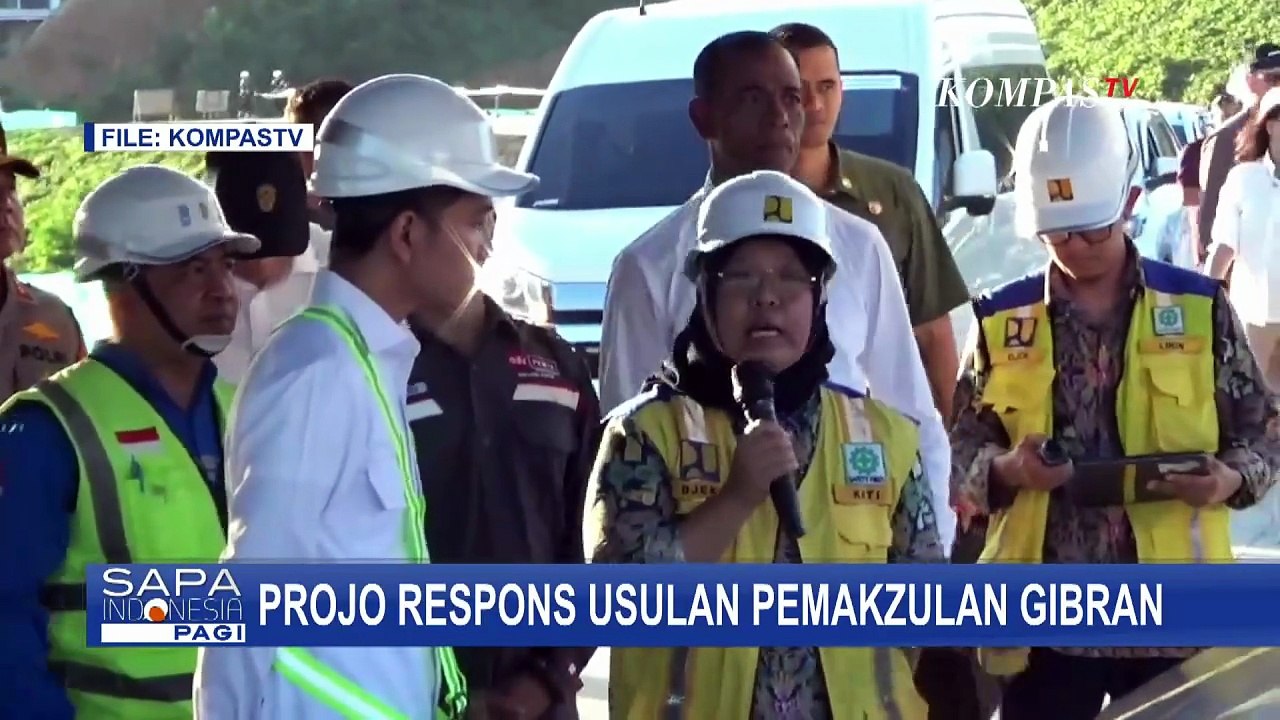 Projo Tanggapi Surat Usul Pemakzulan Gibran ke DPR, Singgung Tak Ada Pelanggaran Hukum - Video ...