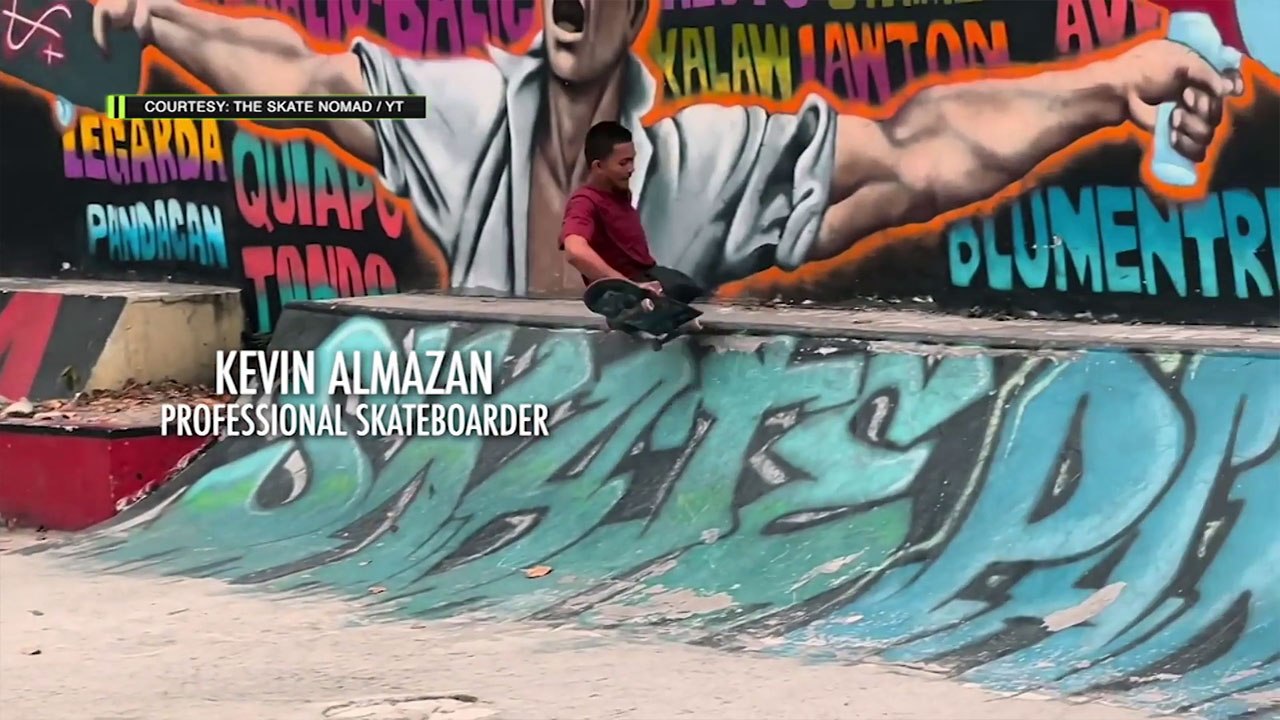Amazing Earth: Meet champion skateboarder, Kevin Almazan - video ...