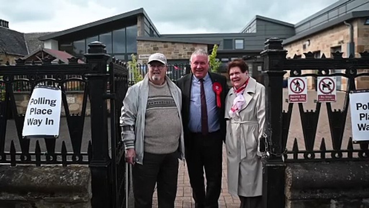 Labour candidate Davy Russell casts his vote in by-election - video ...