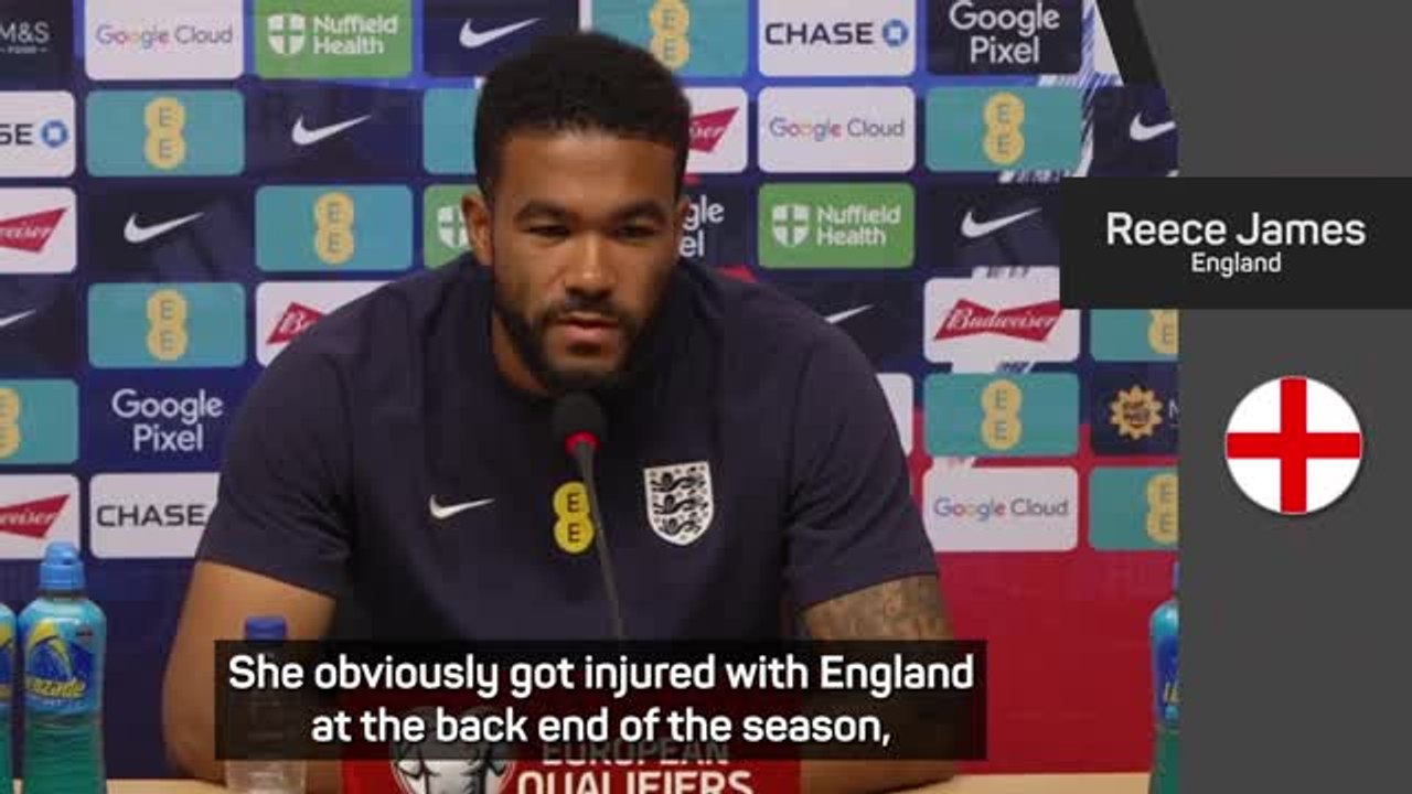 Reece James 'delighted' for sister Lauren after Euros call-up - video ...