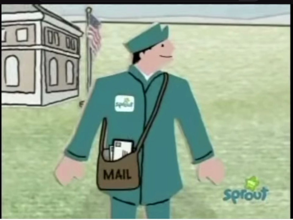 PBS Kids Sprout - The Many Adventures of Mr. Mailman - Library with ...