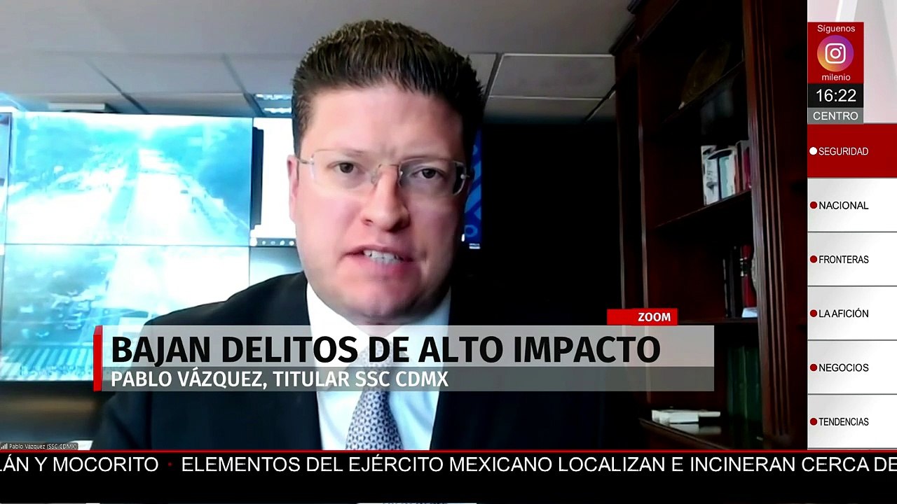 Disminuyen los delitos de alto impacto en la Ciudad de México - Vídeo Dailymotion