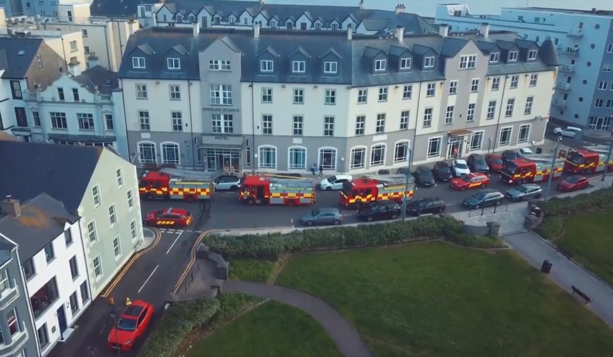 Seven fire appliances tasked to reports of smoke coming from Portrush ...