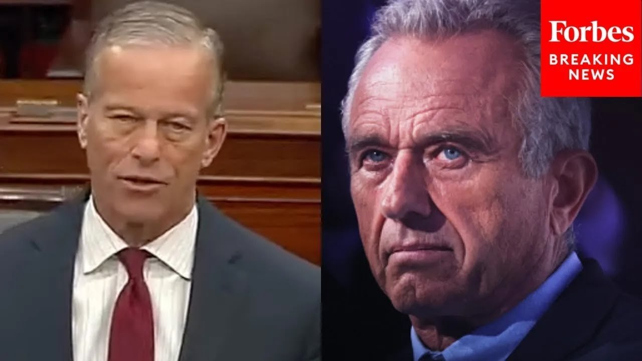 John Thune Asked If He Has Any Issues With RFK Jr Removing All Appointees From Vaccine Advisory ...
