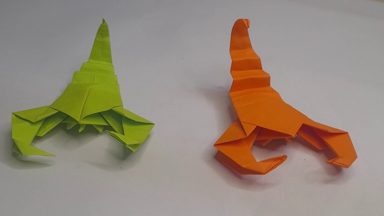How to Make a Scorpion with Paper | Easy Scorpio Origami Tutorial ...
