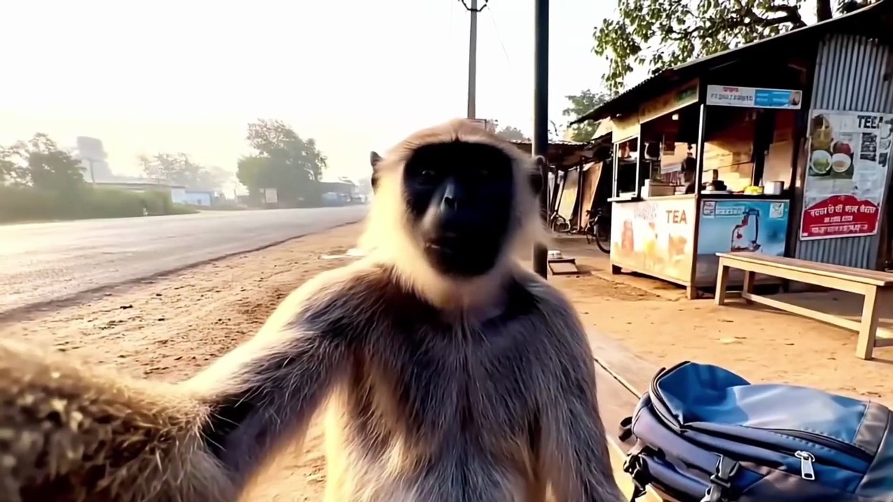 Viral Monkey Vlog ｜ इंसान जैसा दिखने वाला बंदर केद - video Dailymotion