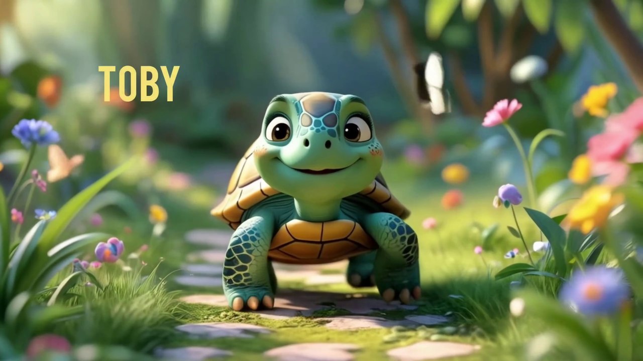 Toby the Turtle 🐢 | Slow and Steady Fun Kids Song! | Turtle Storytime ...