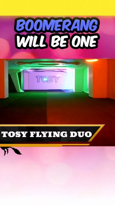 TOSY FLYING DUO Review - LED Ultimate Frisbee - video Dailymotion