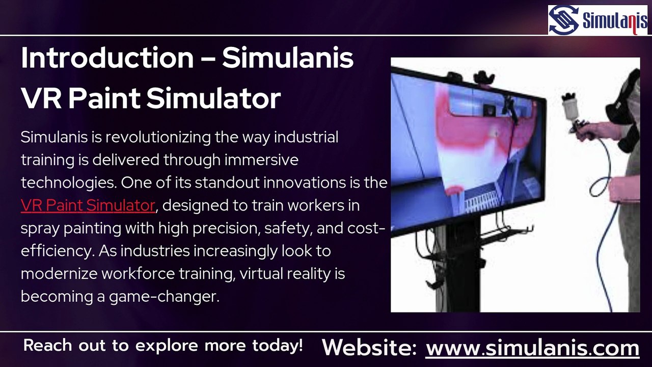 VR Paint Simulator - Simulanis | Virtual Reality Spray Painting Simulator - video Dailymotion