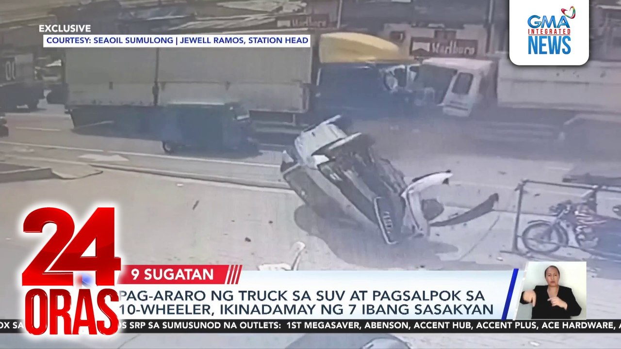 Pag-araro ng truck sa SUV at pagsalpok sa 10-wheeler, ikinadamay ng 7 ...