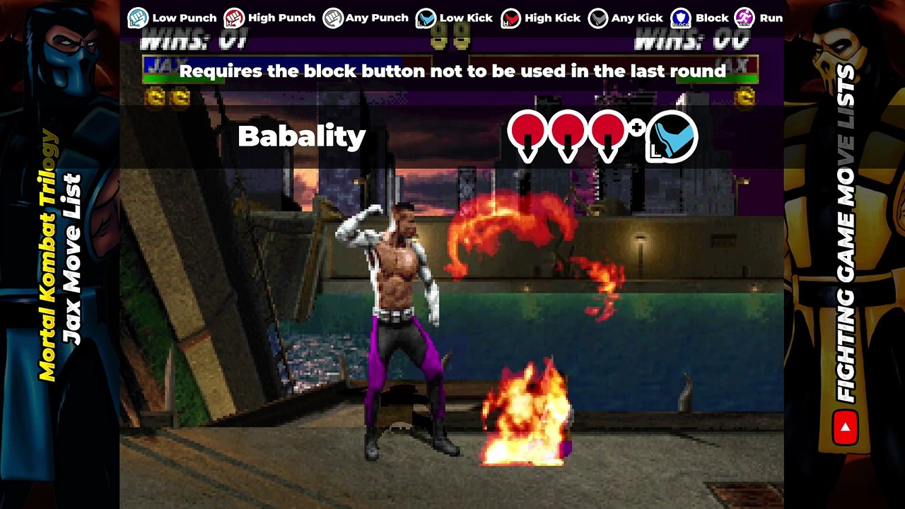 JAX MOVE LIST - Mortal Kombat Trilogy (MKT) - video Dailymotion