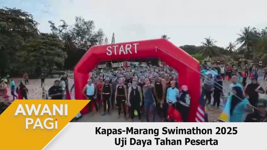 AWANI Pagi: Kapas-Marang Swimathon 2025 Uji Daya Tahan Peserta | Astro ...