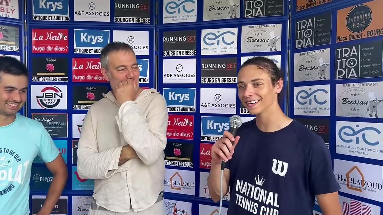 7ème tournoi - Le mot du finaliste - Vidéo Dailymotion