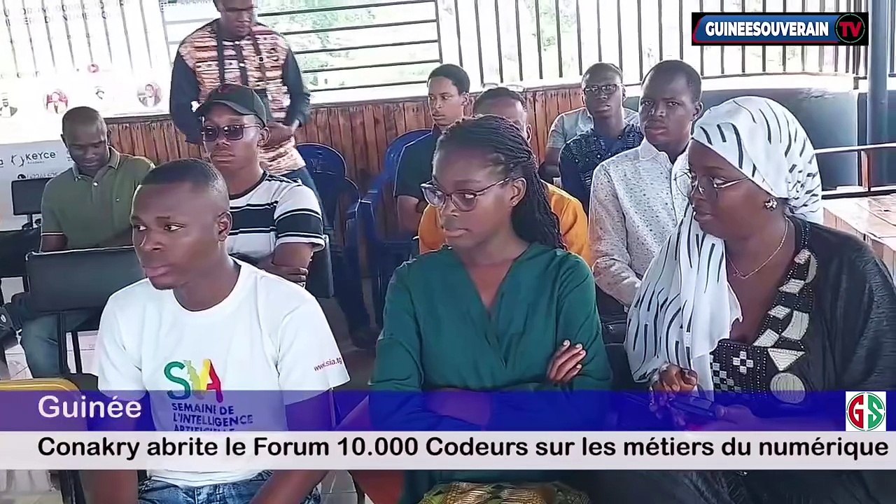 Deuxième édition des 10.000 codeurs en Guinée - Video Dailymotion