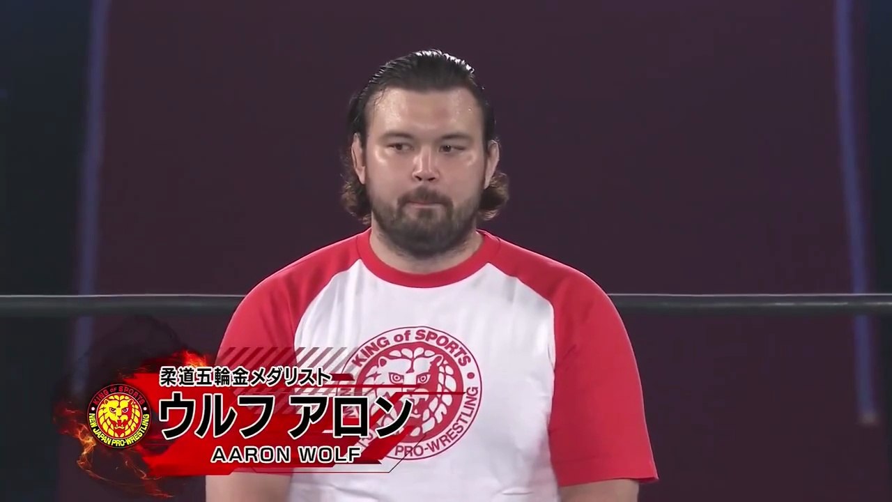 Wolf Aron, who joined New Japan Pro-Wrestling, greets fans!: NJPW ...