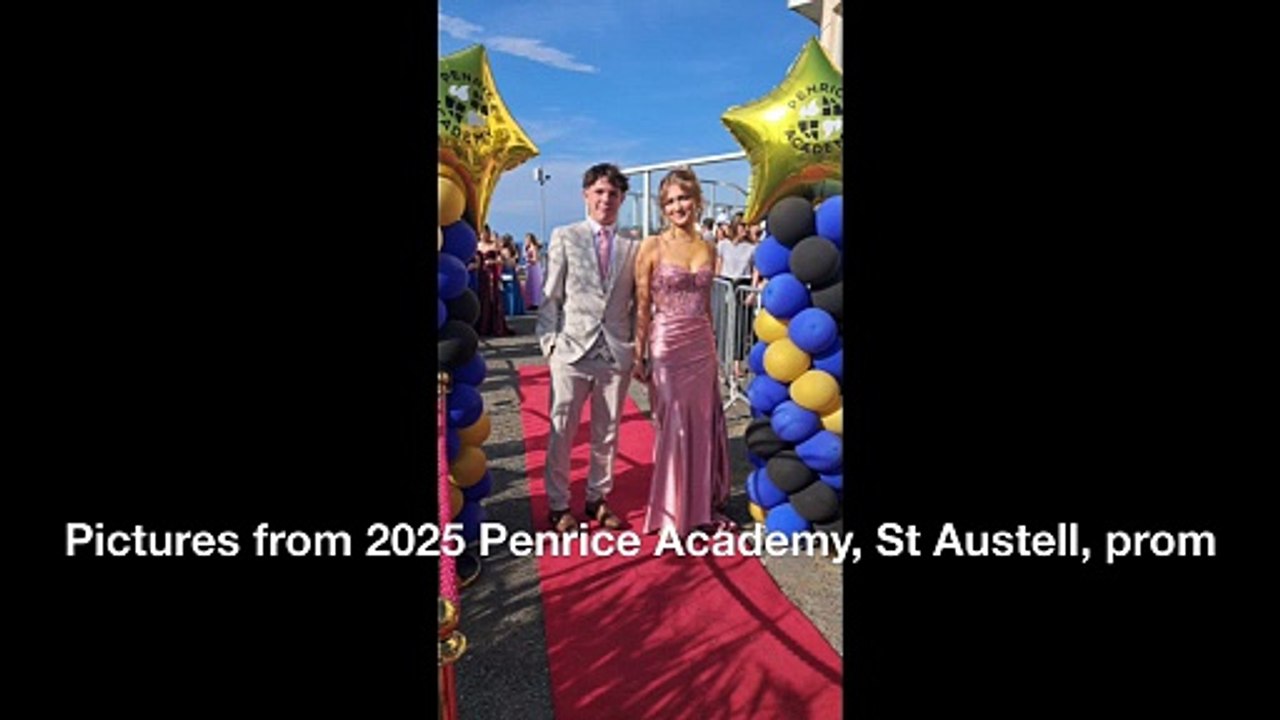 Pictures from 2025 Penrice Academy, St Austell, prom - video Dailymotion