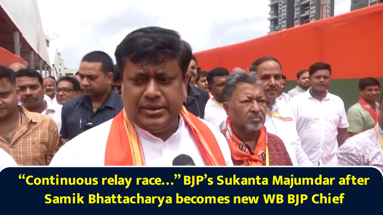 “Continuous relay race…” BJP’s Sukanta Majumdar after Samik Bhattacharya becomes new WB BJP ...