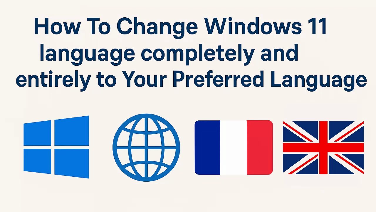 How to fully change Windows 11 system language - video Dailymotion