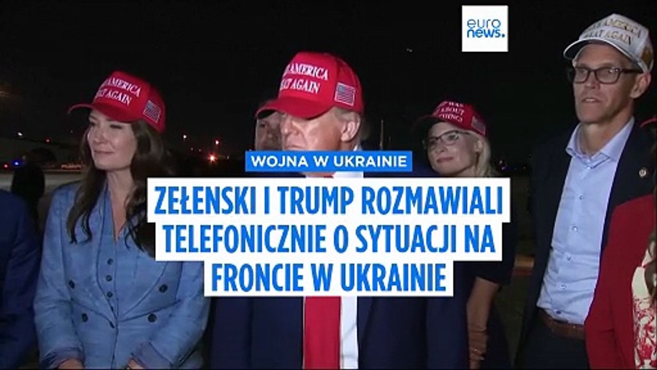 Zełenski i Trump rozmawiali telefonicznie o sytuacji na froncie - video Dailymotion
