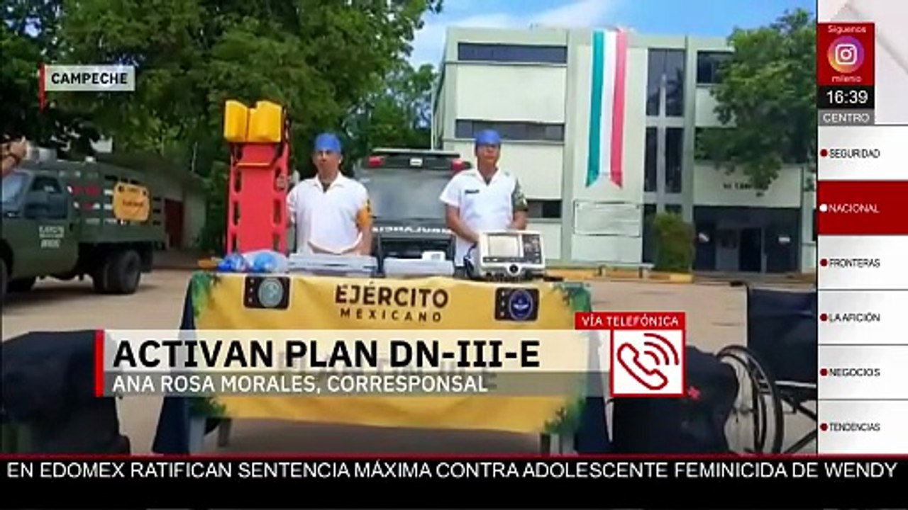 Ante el inicio de lluvias es activado el plan DN-III-E en fase ...