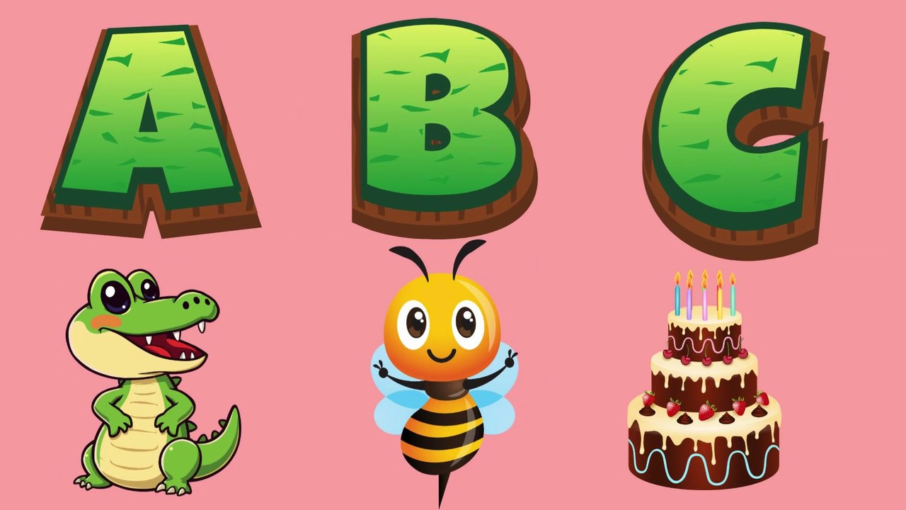 ABC Phonics Song with Two Words | A for Apple | ABC Alphabet Sounds for ...