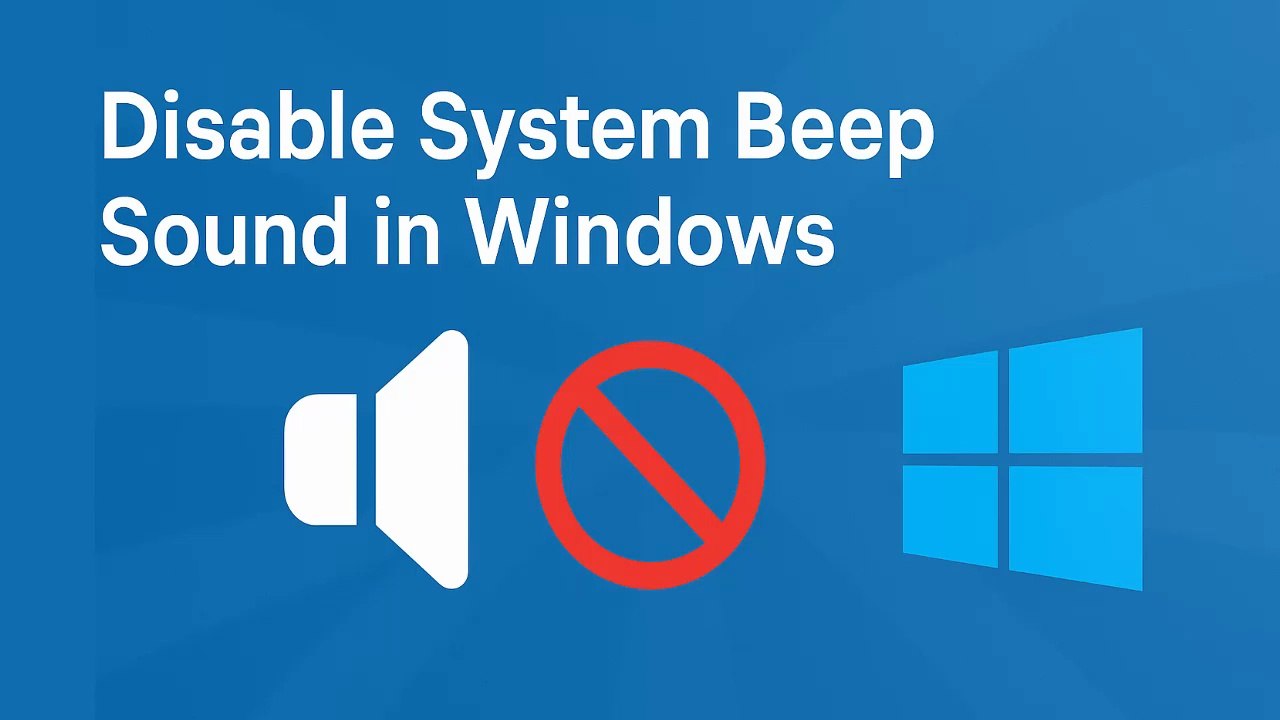 How to Disable System Beep Sound in Windows 11 / 10 / 8 / 7 Easy Tutorial - video Dailymotion
