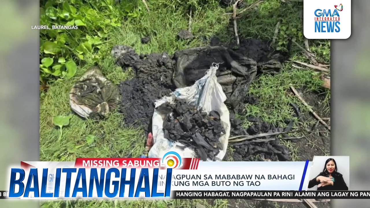 Sako ng mga buto, natagpuan sa mababaw na bahagi sa Taal Lake, aalamin ...