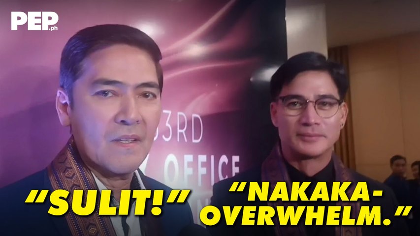 Piolo Pascual, Vic Sotto on being tied as Film Actors of the Year | PEP ...