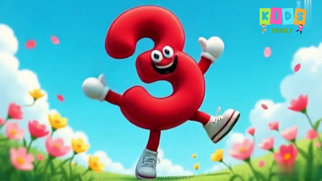 123 Number Song | Learn to Count with Fun Animated Numbers | #counting ...