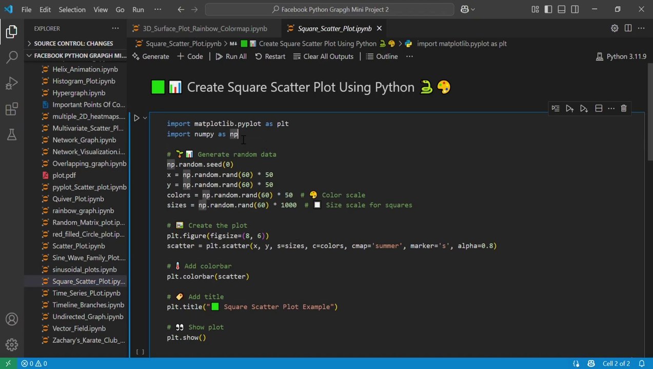 How to Create a Square Scatter Plot in Python - video Dailymotion