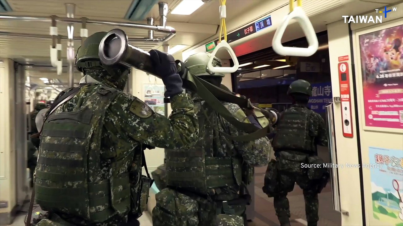 Military practices deployment using Taipei’s MRT - video Dailymotion