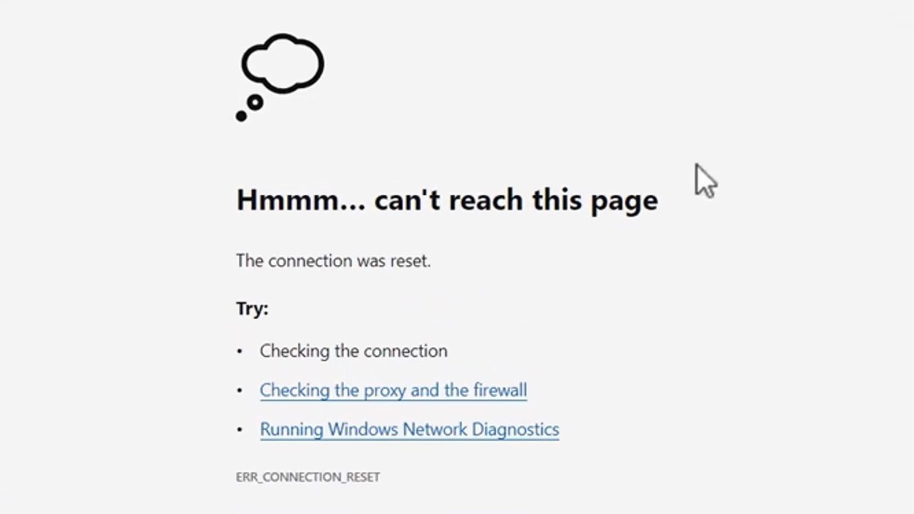 How to Fix "Hmmm… can't reach this page" Error in Microsoft Edge ...