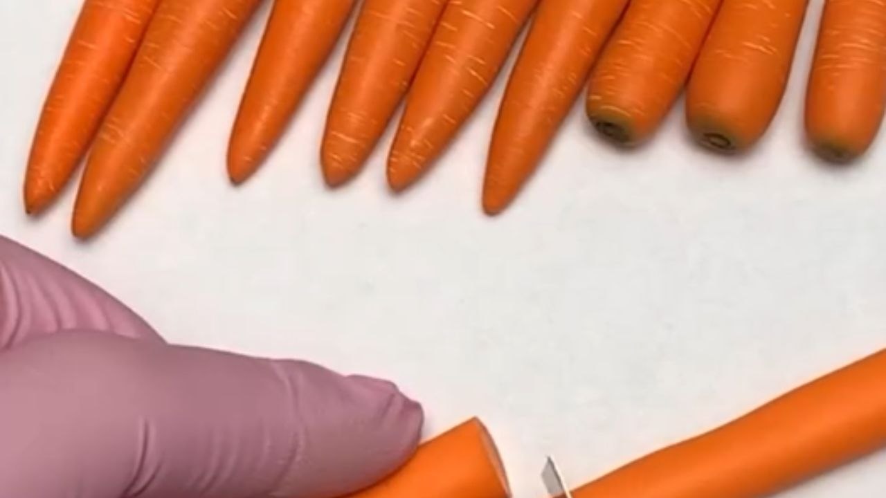 'From Roots to Tops!' - Woman creates tiny carrots that look ...