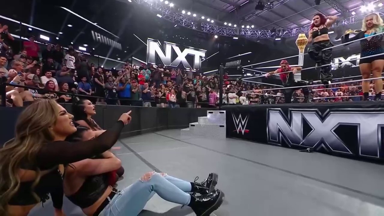 WWE NXT _July 15, 2025 - Sol Ruca & Zaria joins forces with TNA's Masha ...