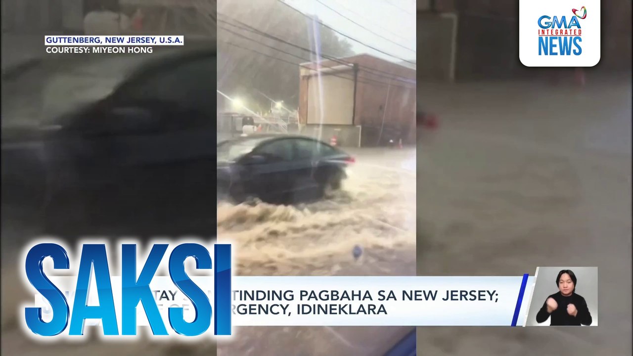 2 patay sa matinding pagbaha sa New Jersey; state of emergency ...