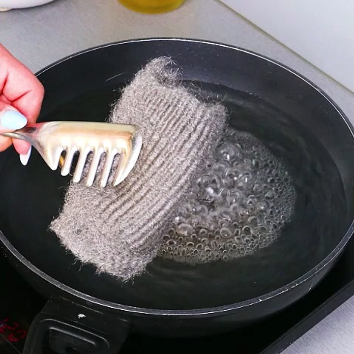 No mess is too tough for the mighty wire sponge! 🧽 - video Dailymotion