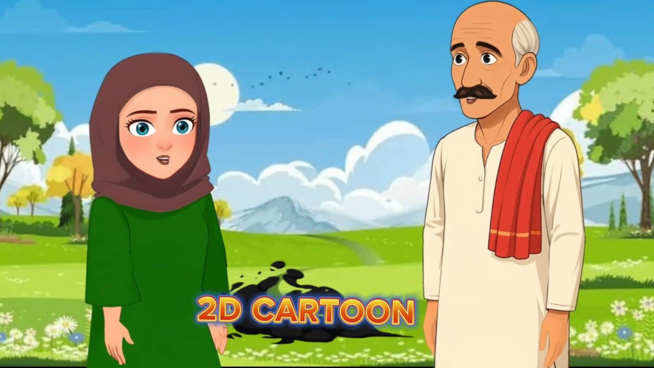 Kisan chacha ne Zainab AI 2D cartoon Funny Cartoon for Kids | Hindi Animation | Moral S - video ...