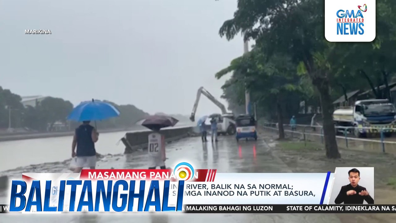 Water level sa Marikina River, balik na sa normal; clearing operations ...